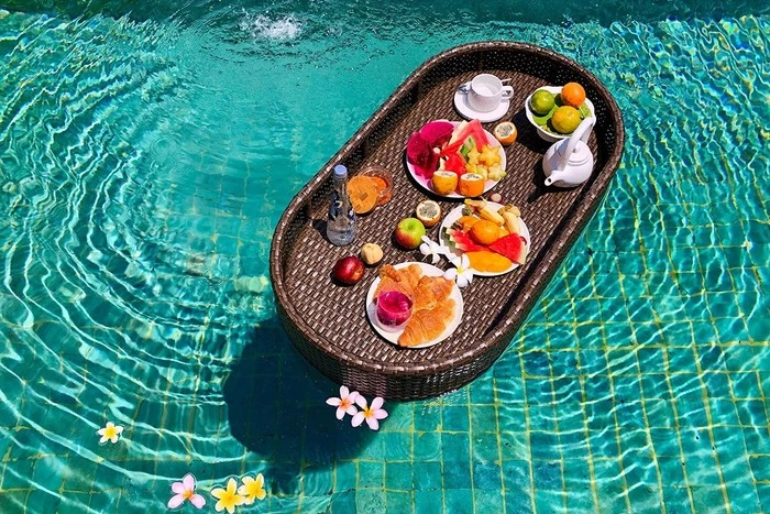 Luxury PE Floating Tray Serving Tray For Pool Party Accessories ...